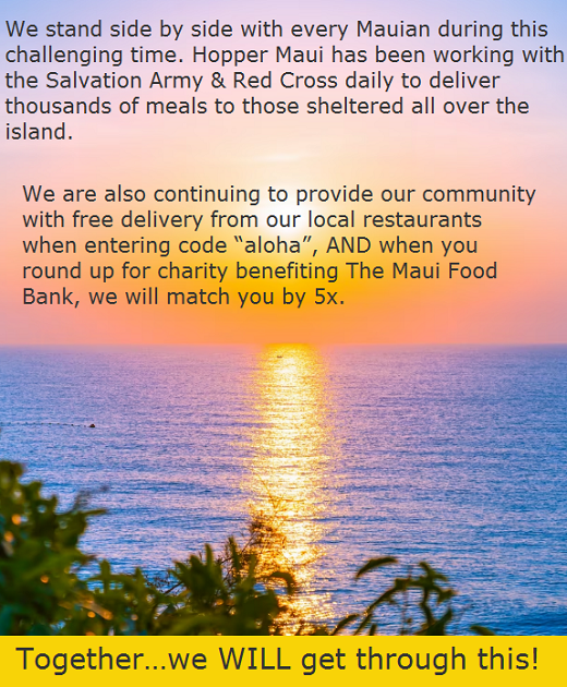 Food Delivery | Restaurant Delivery | Hopper Maui